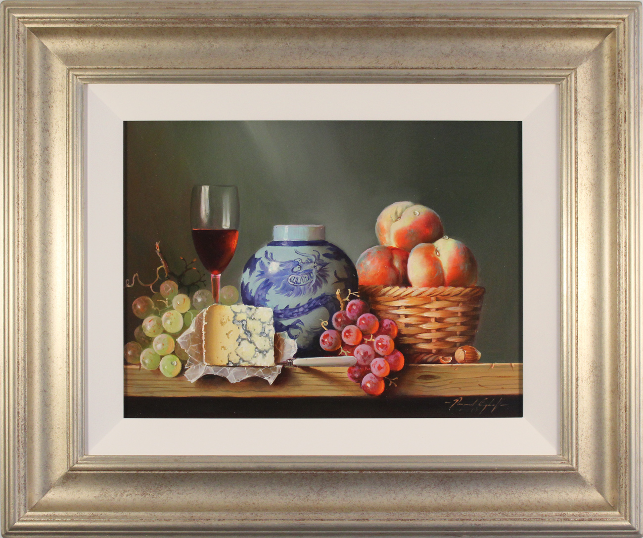 Raymond Campbell | Original oil painting on panel, Elegant Indulgence ...