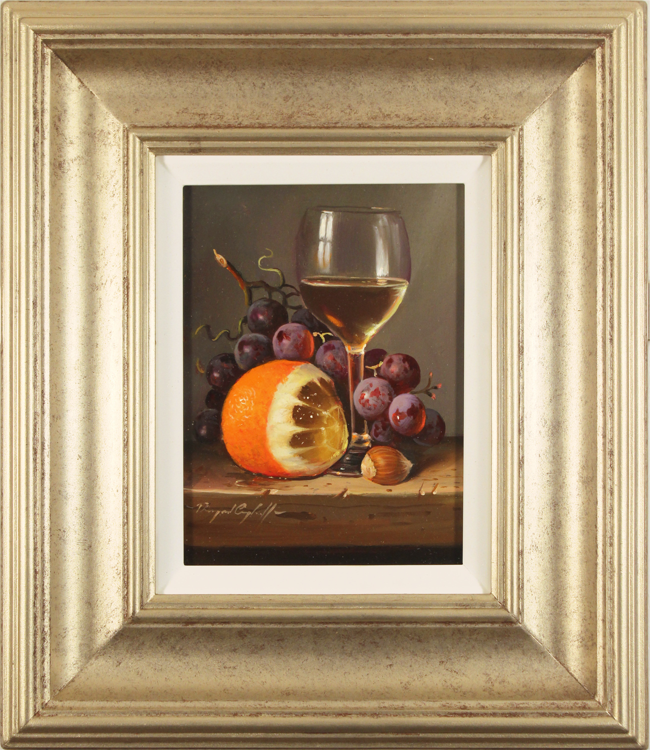 Raymond Campbell | Original oil painting on panel, A Crisp White, Art ...