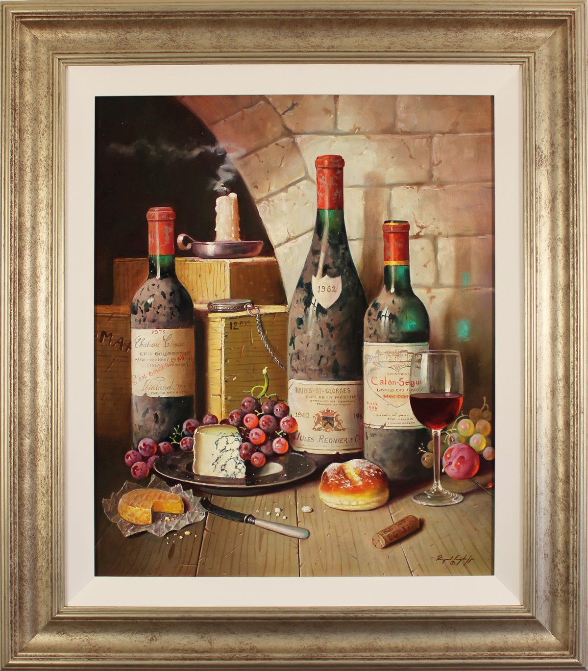 Raymond Campbell | Original oil painting on panel, Cellar Favourites ...