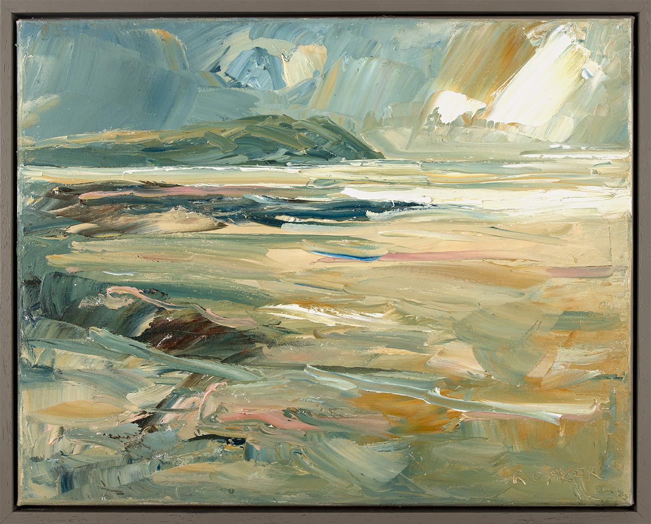 Rupert Aker | Original oil painting on canvas, Polzeath, Art to buy ...