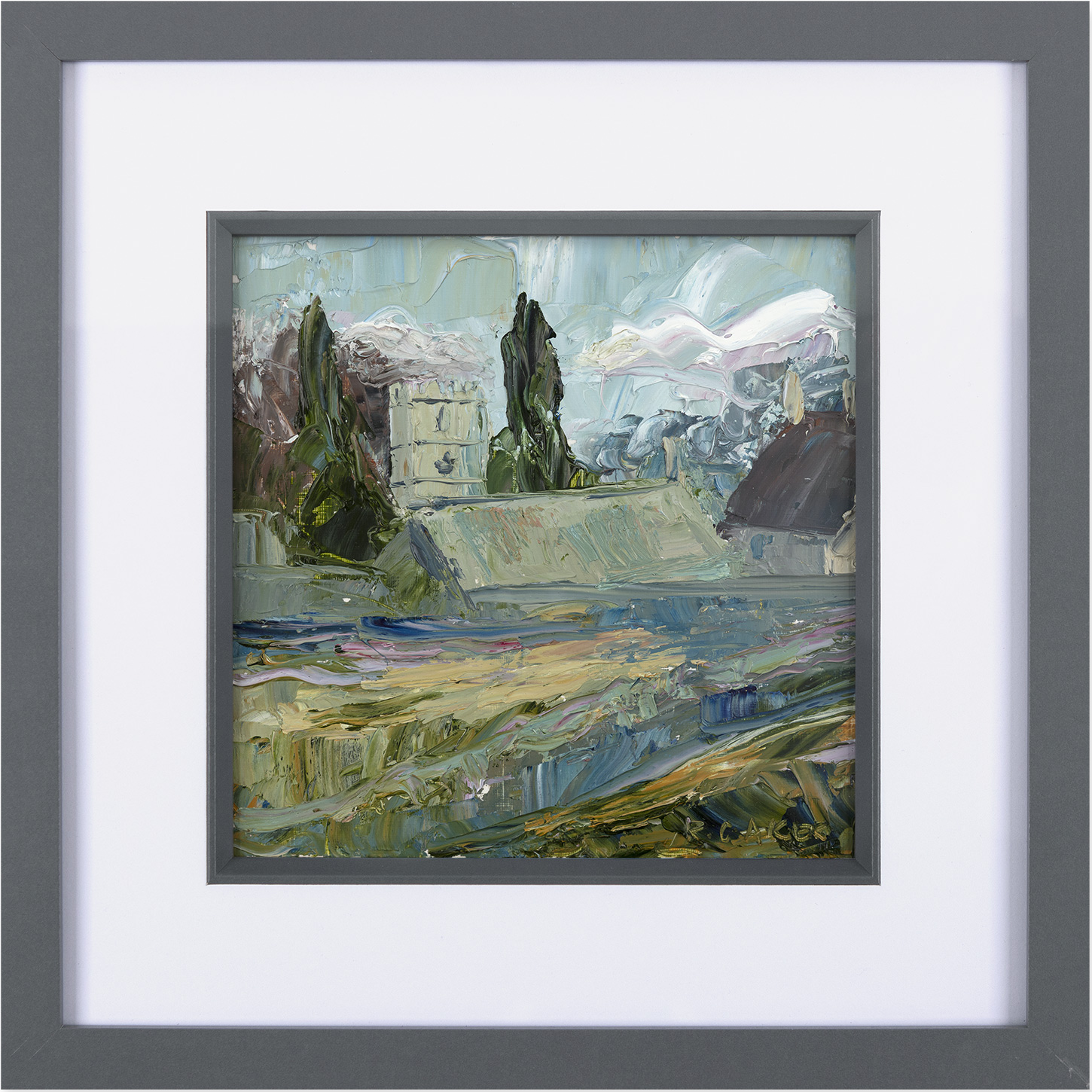 Rupert Aker | Original oil painting on paper, Miserden, Art to buy ...