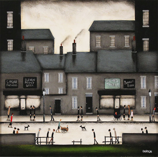 Sean Durkin | Original oil painting on panel, Stories from Our Street ...