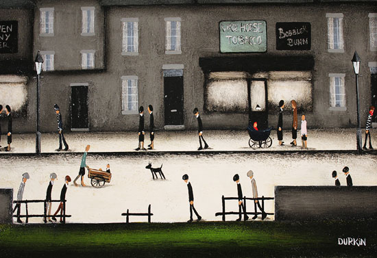 Sean Durkin | Original oil painting on panel, Stories from Our Street ...
