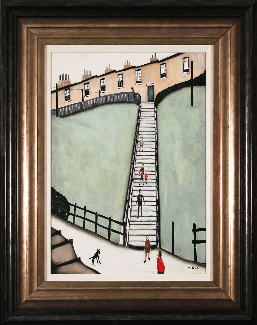 Sean Durkin | Original oil painting on panel, Thirty Eight Steps, Art ...