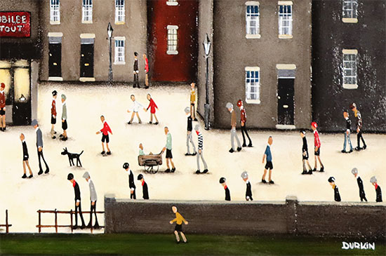 Sean Durkin | Original oil painting on panel, How Green Was my Valley ...