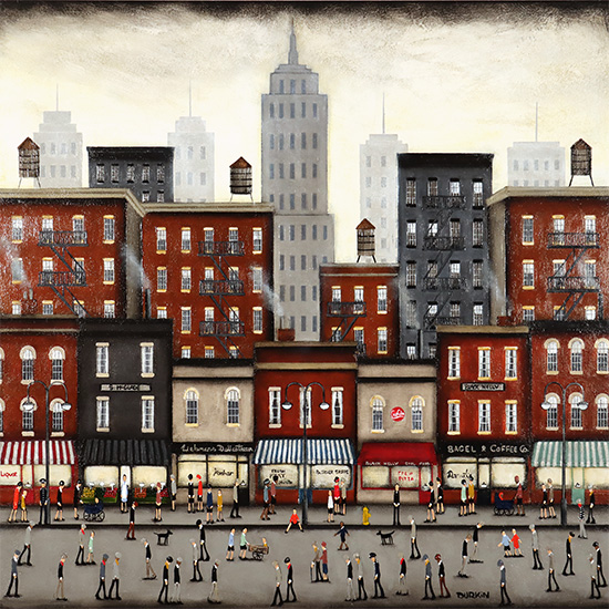 Sean Durkin | Original oil painting on panel, New York, New York , Art ...