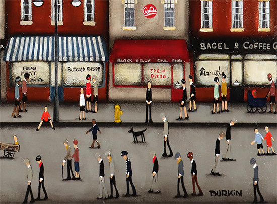 Sean Durkin | Original oil painting on panel, New York, New York , Art ...