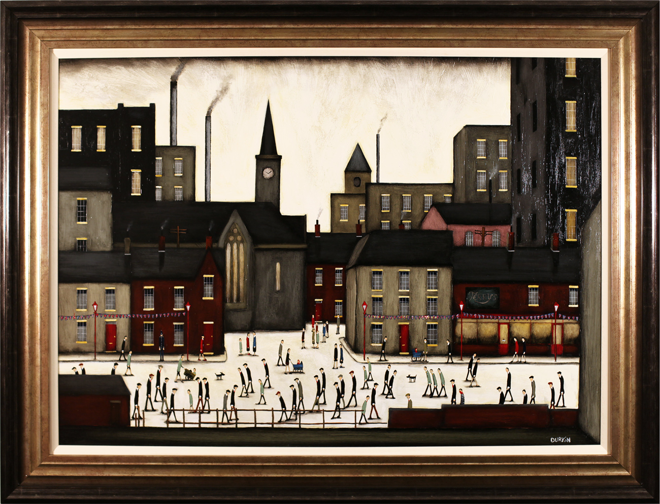 Sean Durkin | Original oil painting on panel, The Old Terry's Factory ...