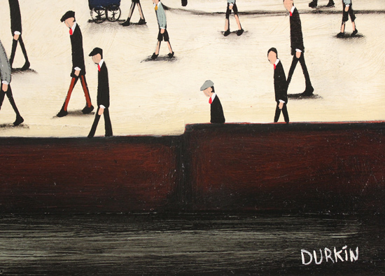 Sean Durkin | Original oil painting on panel, London Calling, Art to ...