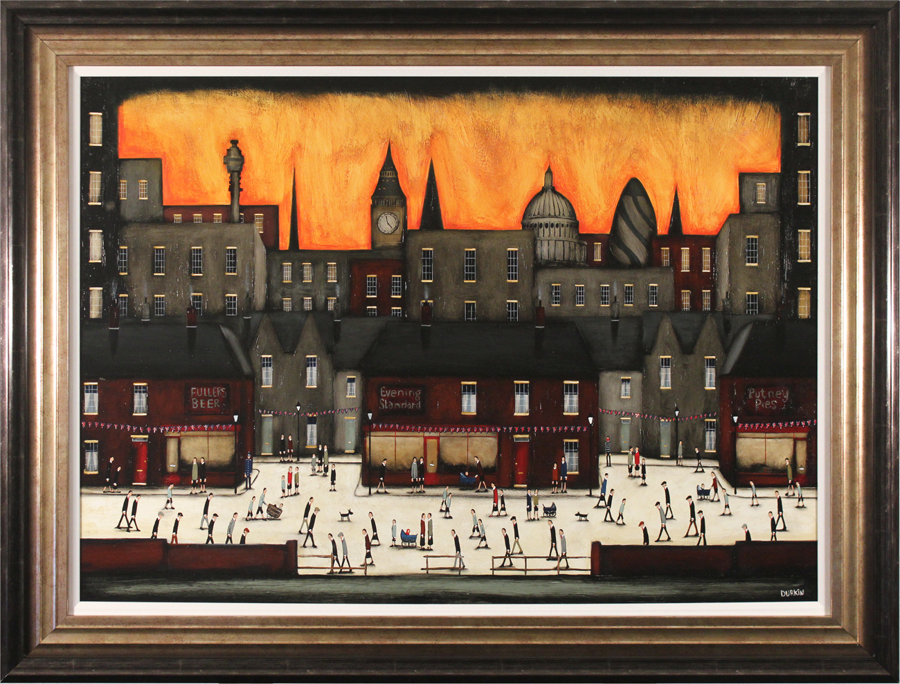 Sean Durkin | Original oil painting on panel, London Calling, Art to ...