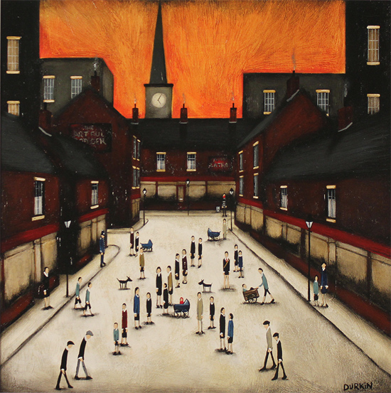 Sean Durkin | Original oil painting on panel, Five Past Five, Art to ...