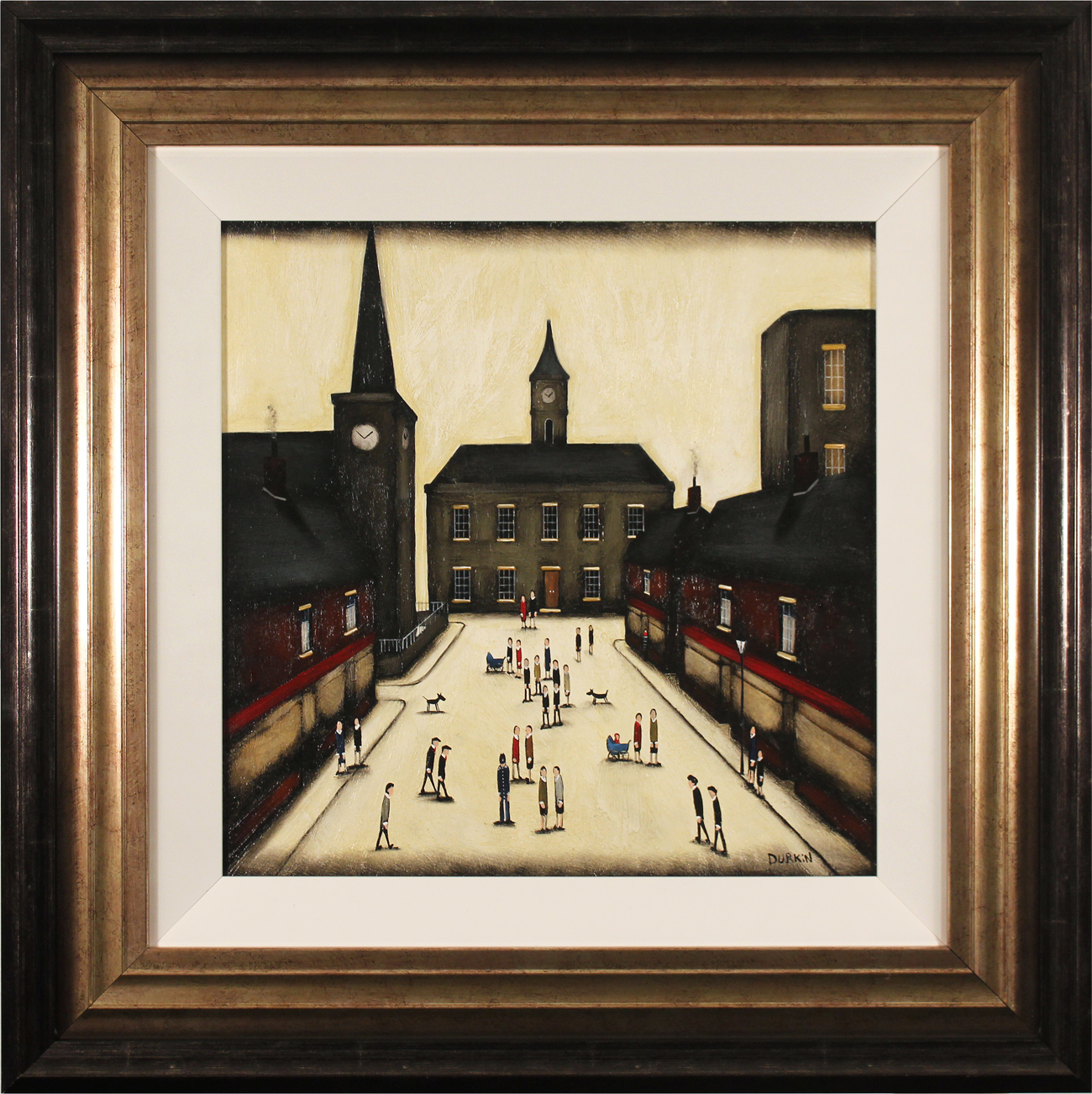 Sean Durkin | Original oil painting on panel, Tales from the Town ...