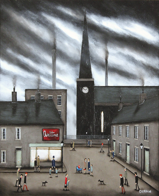 Sean Durkin | Original oil painting on panel, Swirling Skies, Art to ...