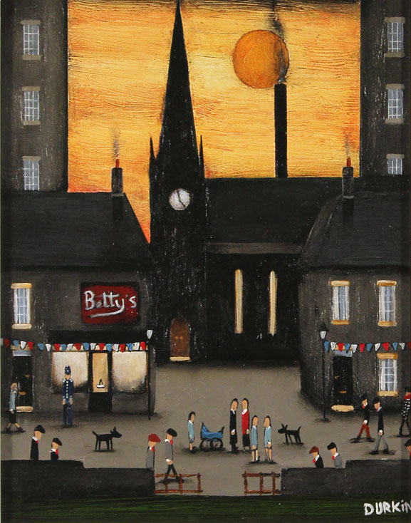 Sean Durkin | Original oil painting on panel, Bettys, Art to buy online ...