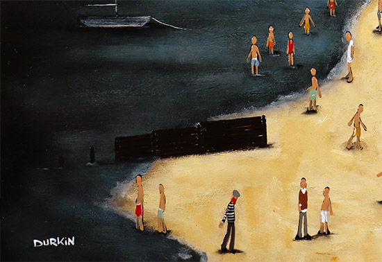 Sean Durkin | Original oil painting on panel, All You Need is a Bucket ...