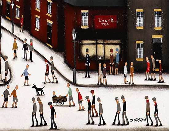 Sean Durkin | Original oil painting on panel, Teatime, Art to buy ...