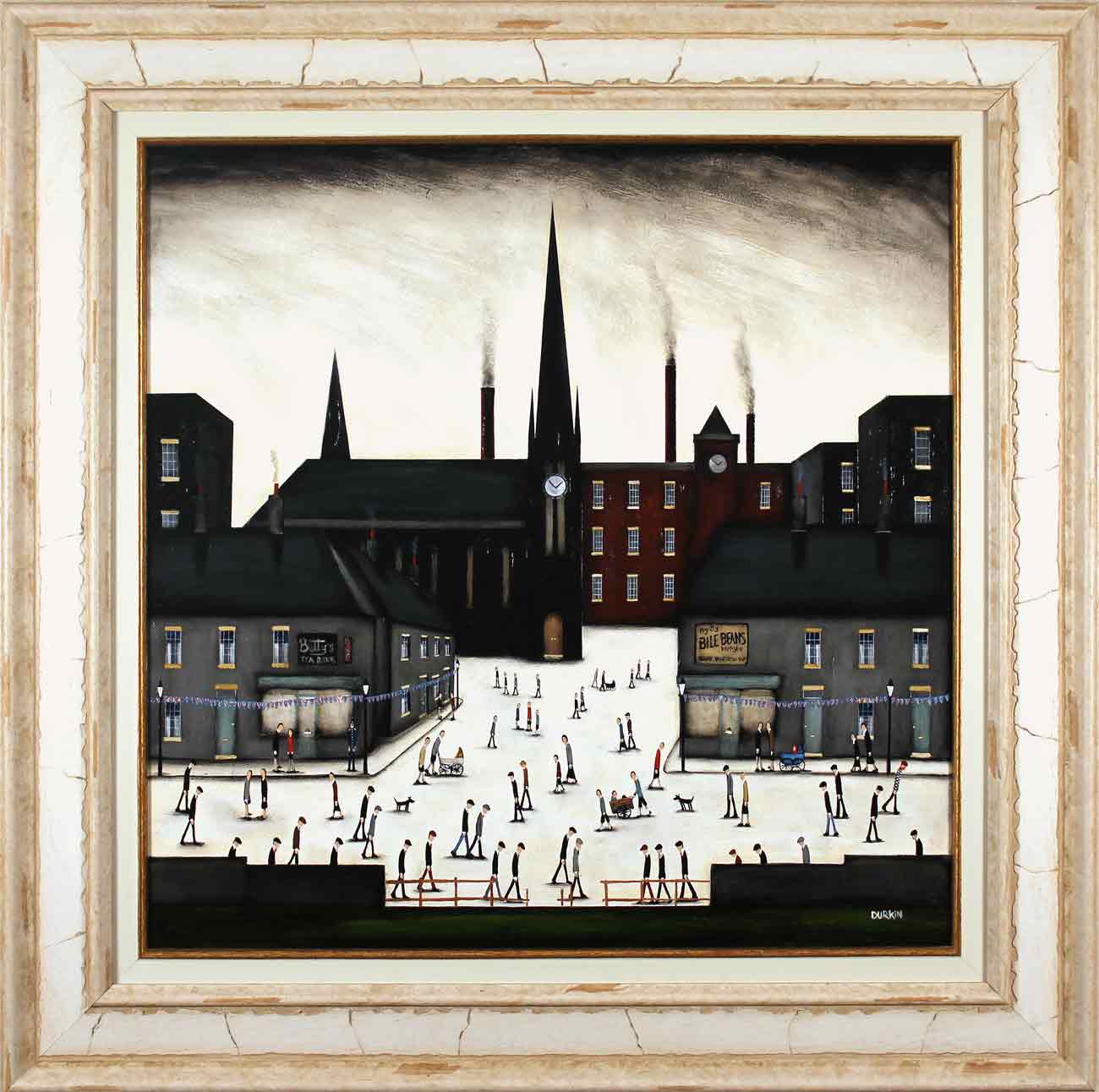 Sean Durkin | Original oil painting on panel, The Old Needler's Factory ...