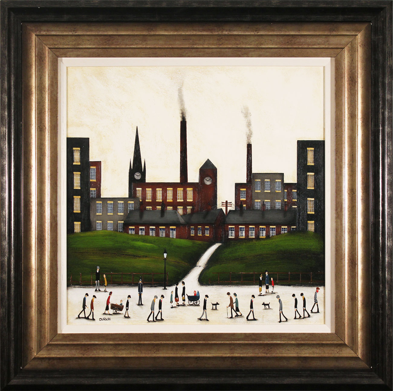 Sean Durkin | Original oil painting on panel, Views Across the Green ...