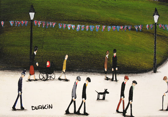 Sean Durkin | Original oil painting on panel, Jubilee on the Green, Art ...