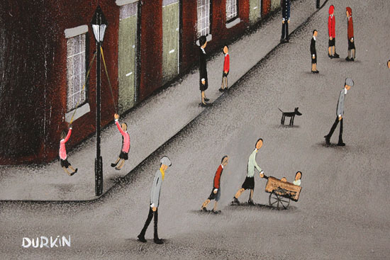 Sean Durkin | Original oil painting on panel, Smokestack Symphony, Art ...