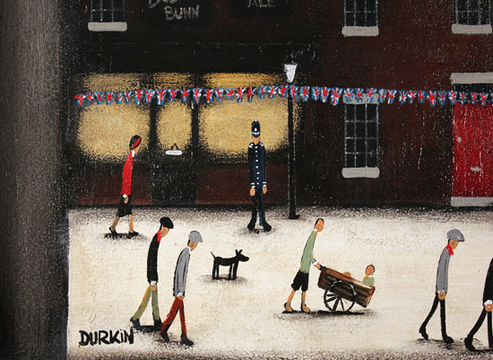 Sean Durkin | Original oil painting on panel, Mill Town Jubilee, Art to ...