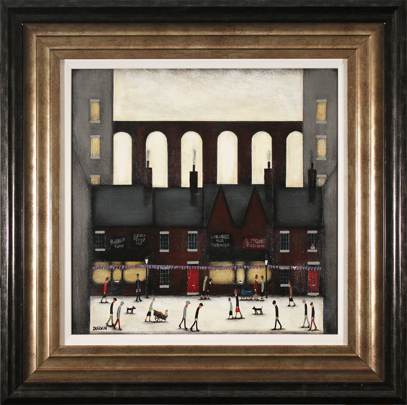 Sean Durkin | Original oil painting on panel, Mill Town Jubilee, Art to ...