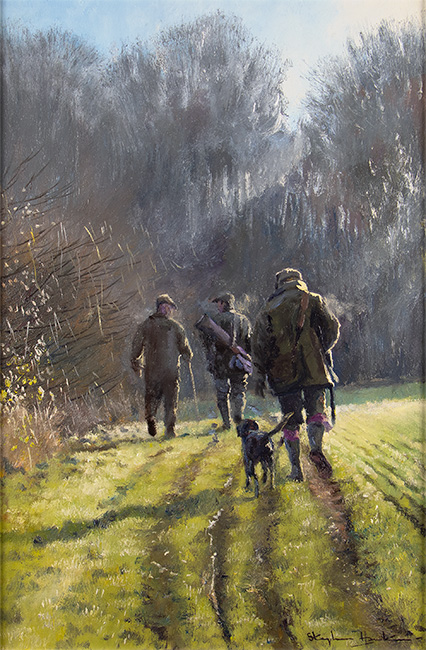 Stephen Hawkins | Original oil painting on canvas, Early Morning Drive ...