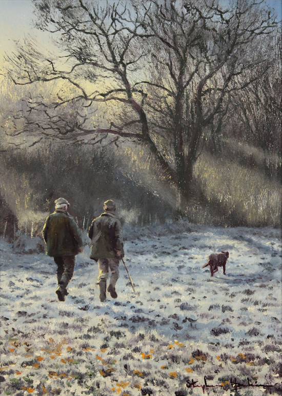 Stephen Hawkins | Original oil painting on canvas, An Early Start, Art ...