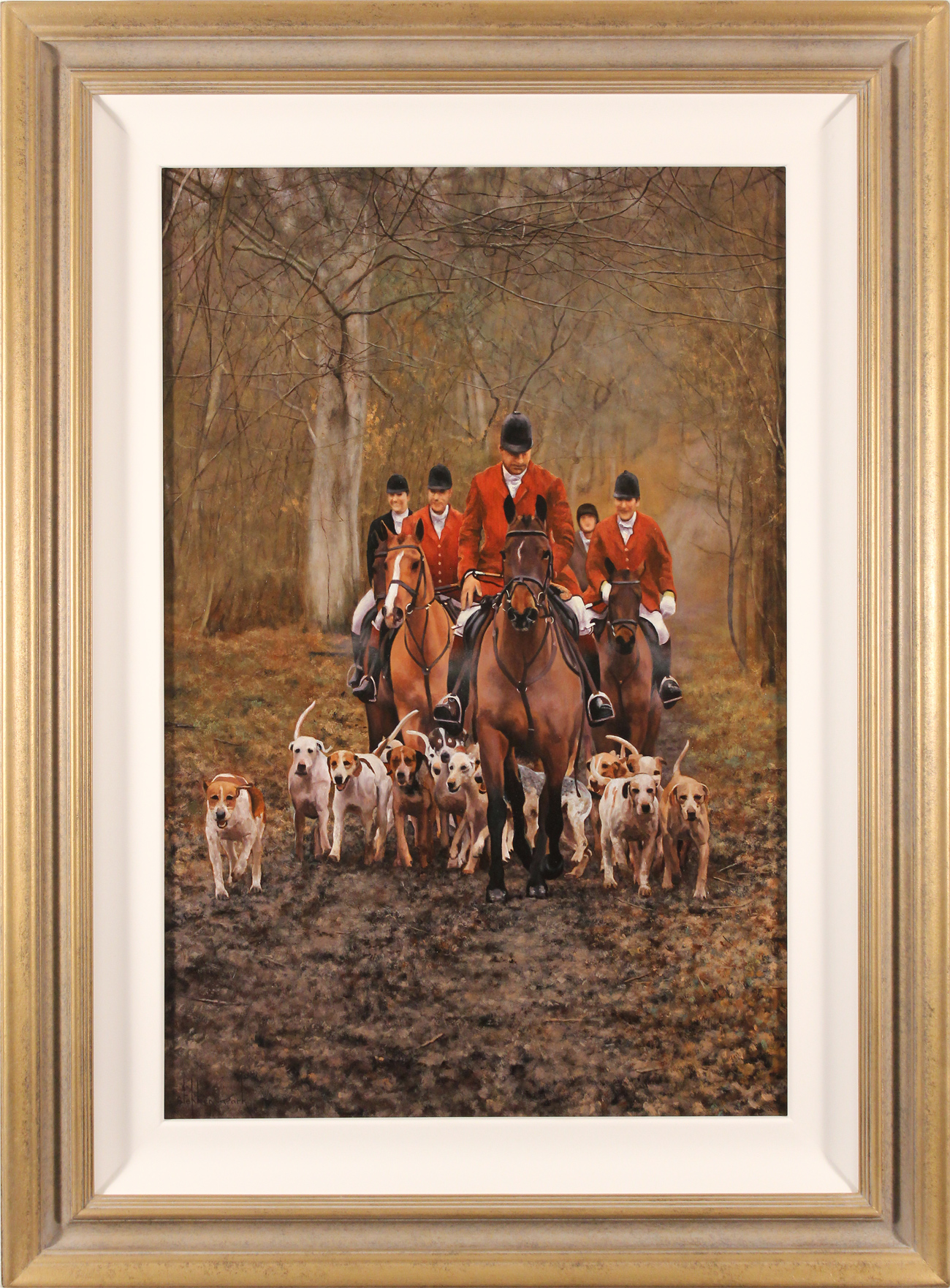 Stephen Park | Original oil painting on panel, The Annual Hunt, Art to ...