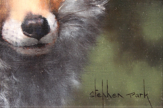 Stephen Park | Original oil painting on panel, Fox, Art to buy online ...