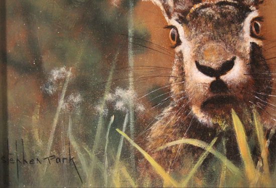 Stephen Park | Original oil painting on panel, Hare, Art to buy online ...