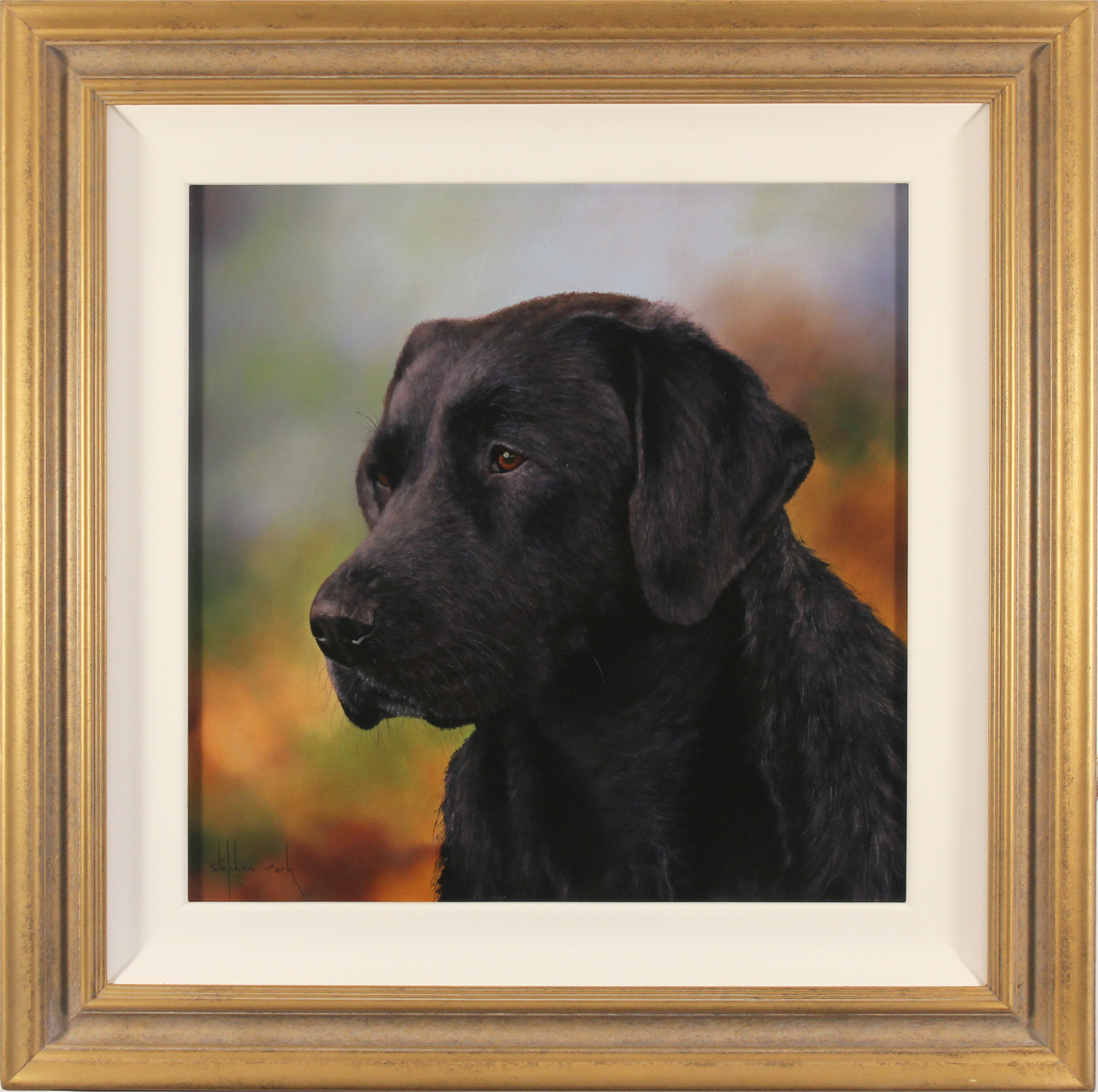 Stephen Park | Original oil painting on panel, Man's Best Friend, Art ...