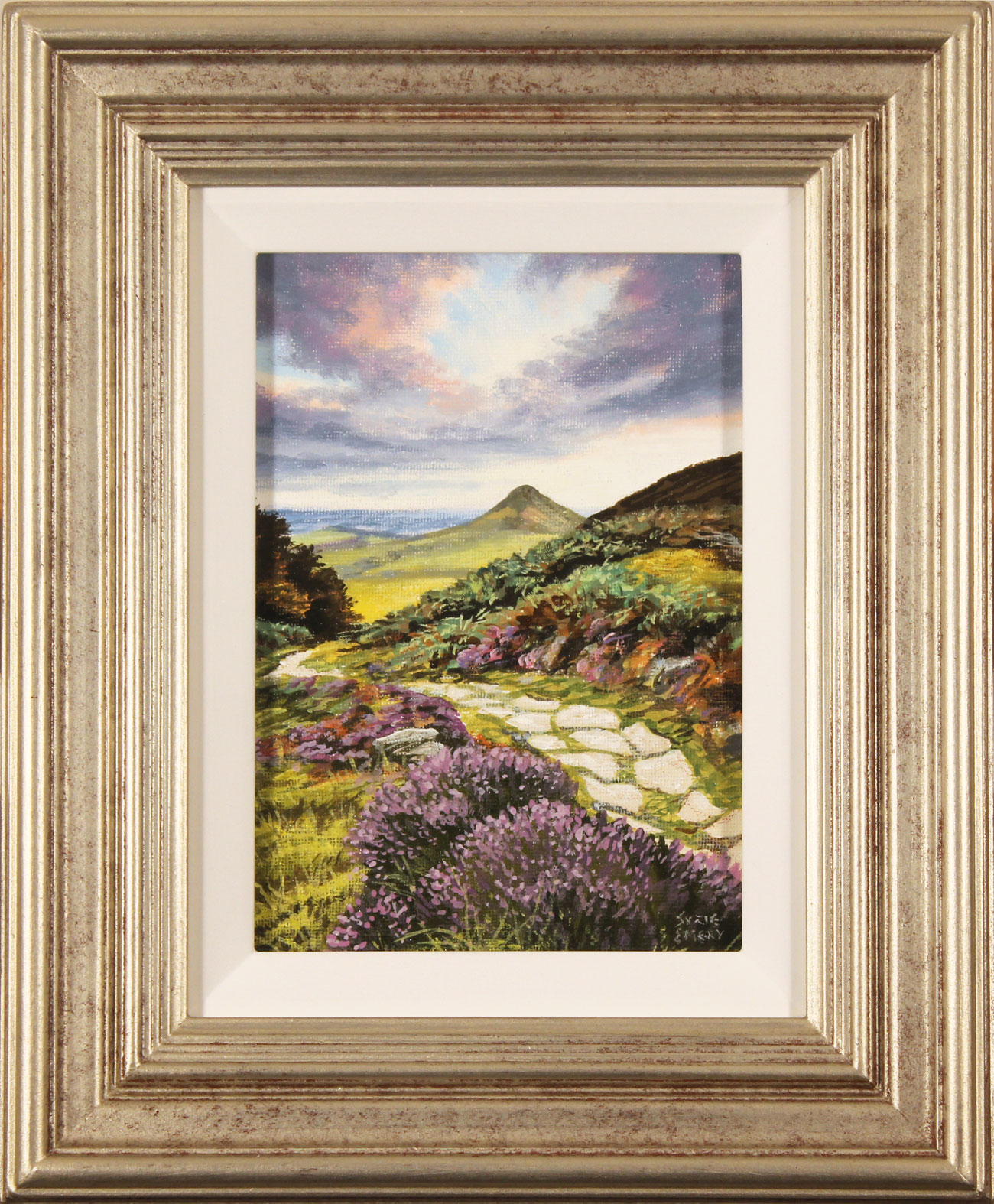 Suzie Emery | Original acrylic painting on board, Roseberry Topping ...