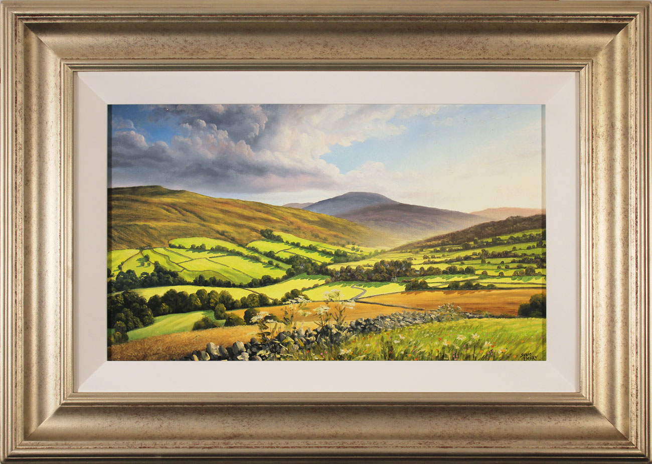 Suzie Emery | Original acrylic painting on board, Swaledale, Yorkshire ...