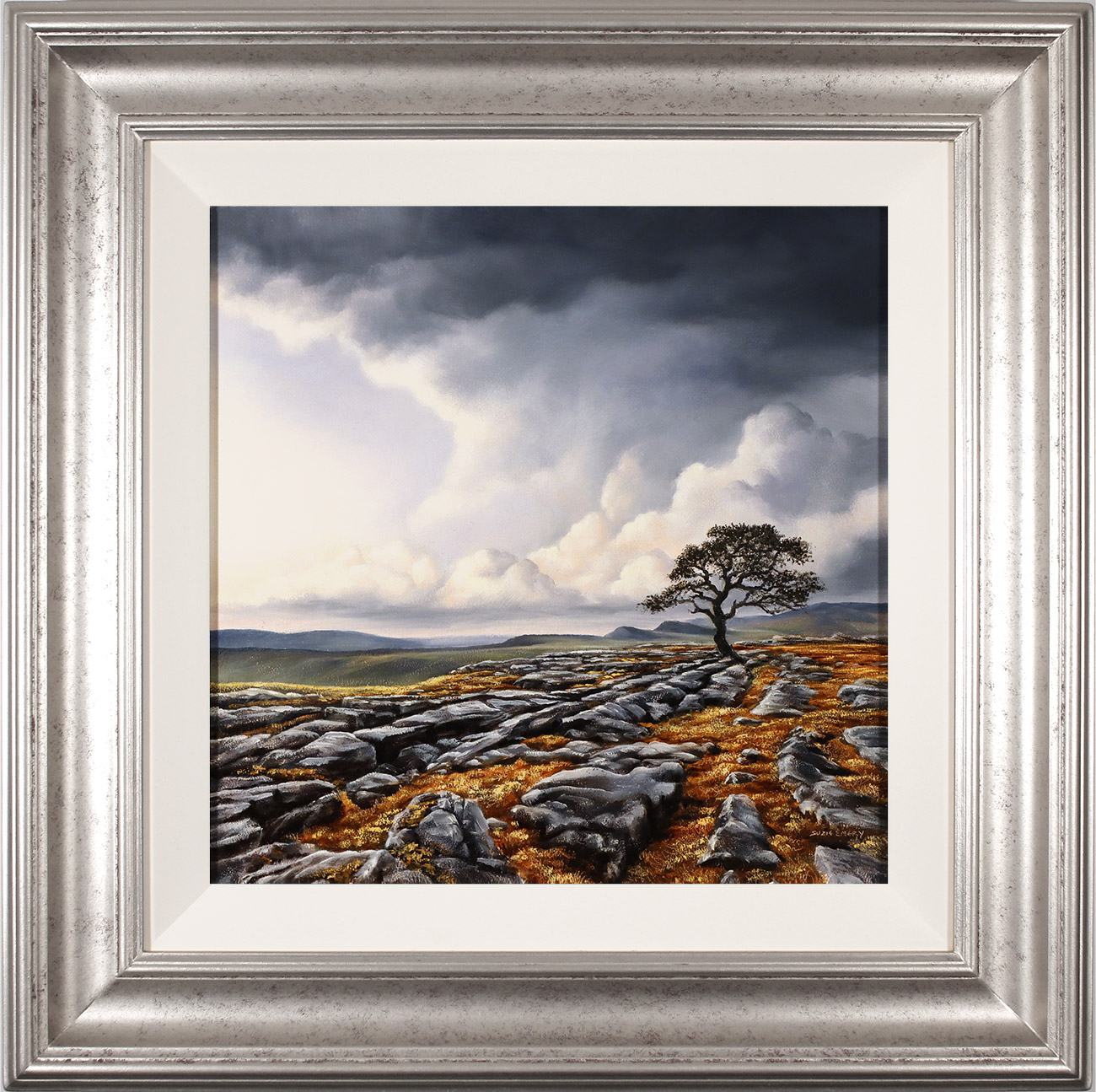 Suzie Emery | Original acrylic painting on board, Ingleborough, Art to ...