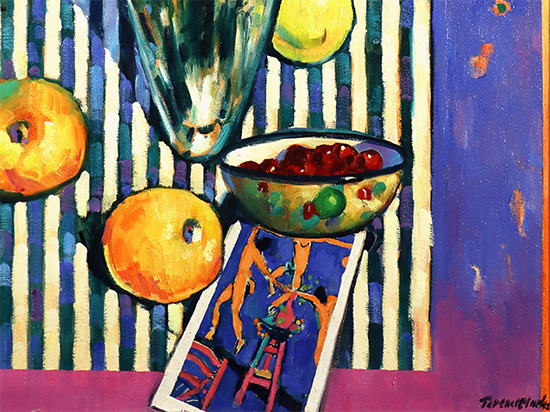 Terence Clarke | Original oil painting on canvas, Flowers in the Window ...