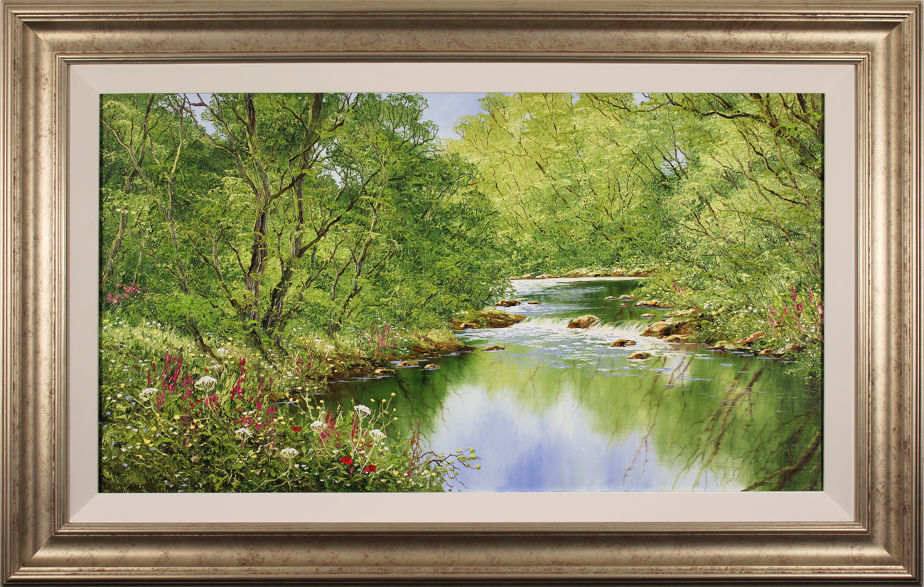 Terry Evans | Original oil painting on canvas, Summer Foxglove, Art to ...