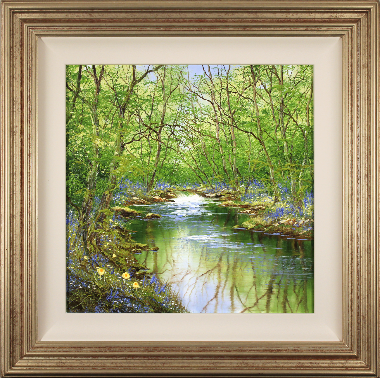 Terry Evans | Original oil painting on canvas, Spring Wood, Art to buy ...