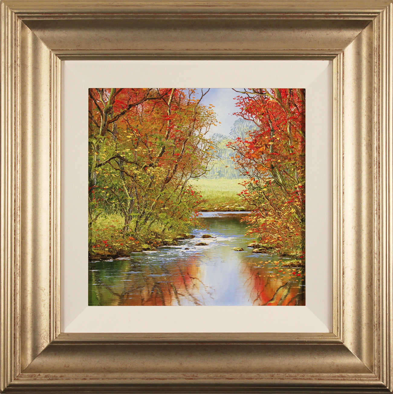 Terry Evans | Original oil painting on canvas, Autumn Wood, Art to buy ...