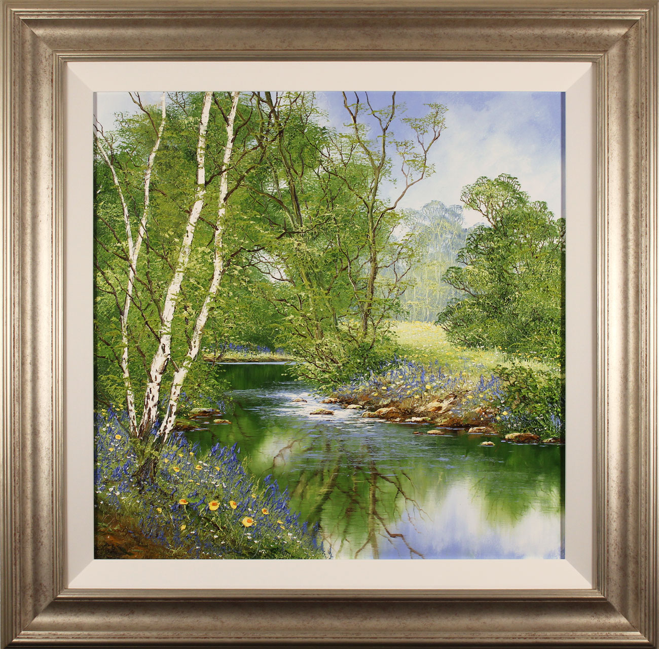 Terry Evans | Original oil painting on canvas, Yorkshire Wood, Art to ...