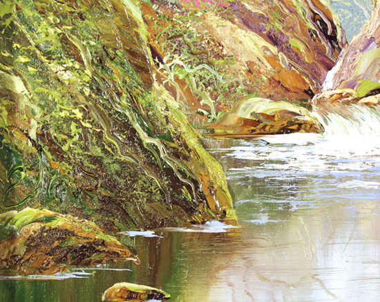 Terry Evans | Original oil painting on canvas, Yorkshire Dales Wood ...