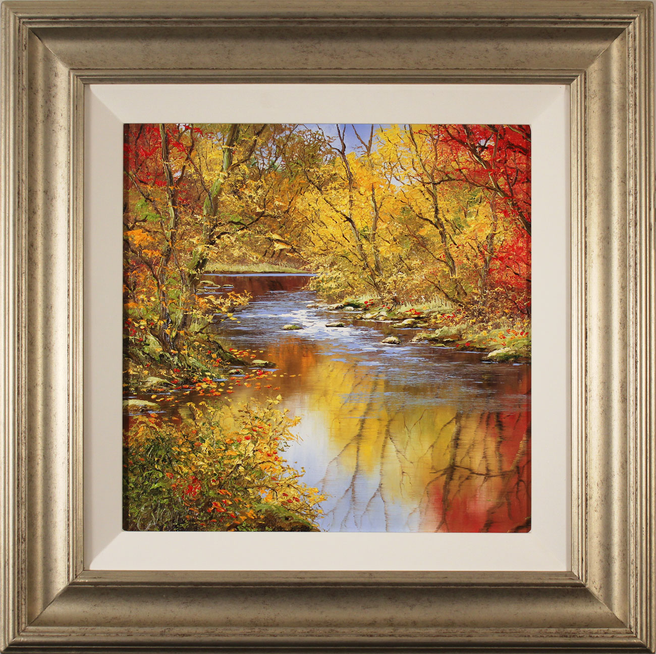 Terry Evans | Original oil painting on canvas, Colours of Autumn, Art ...