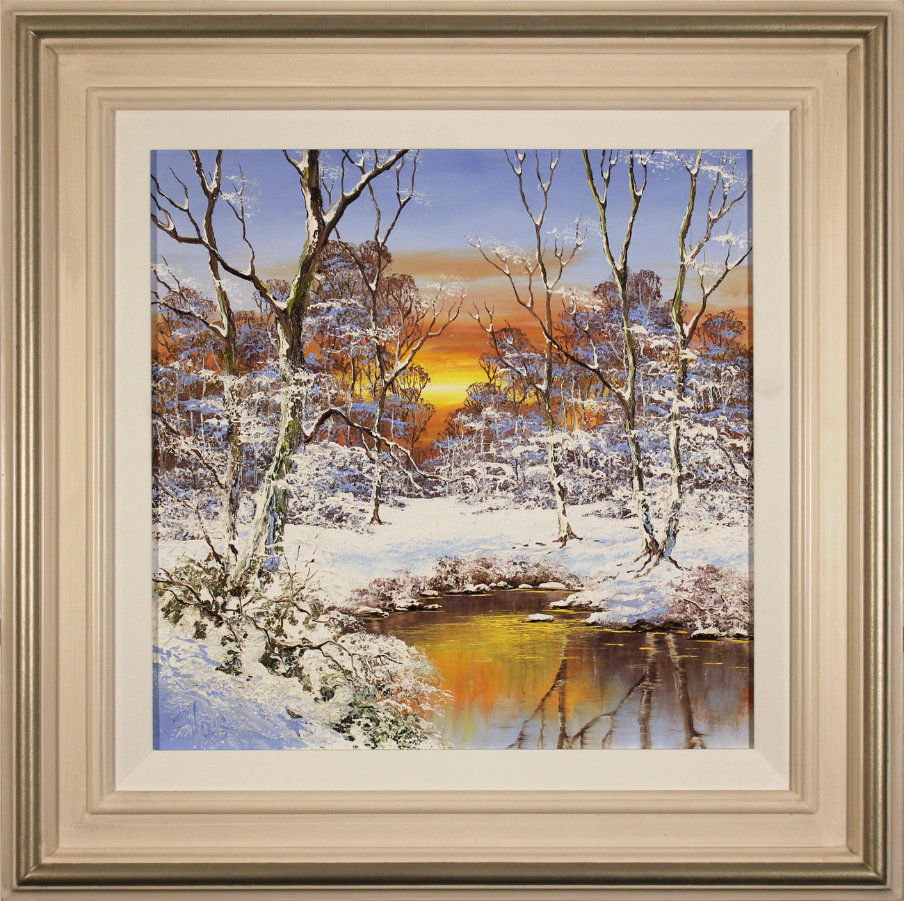 Terry Evans | Original oil painting on canvas, Winter Wood, Art to buy ...