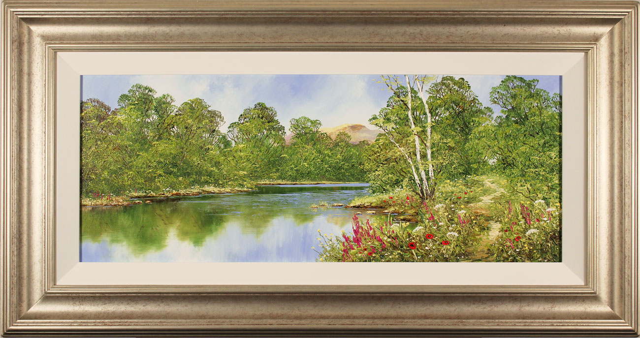 Terry Evans | Original oil painting on canvas, Waterside Walk, Art to ...