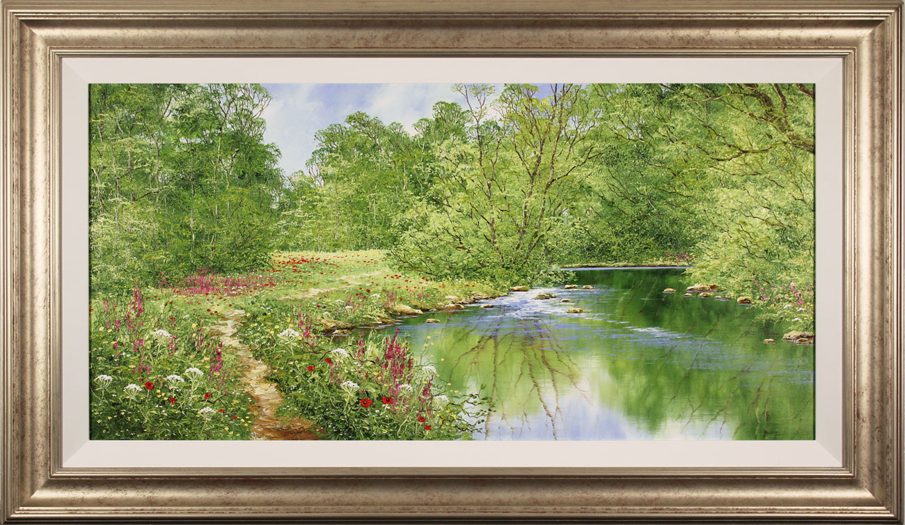 Terry Evans | Original oil painting on canvas, Beckside Trail, Art to ...