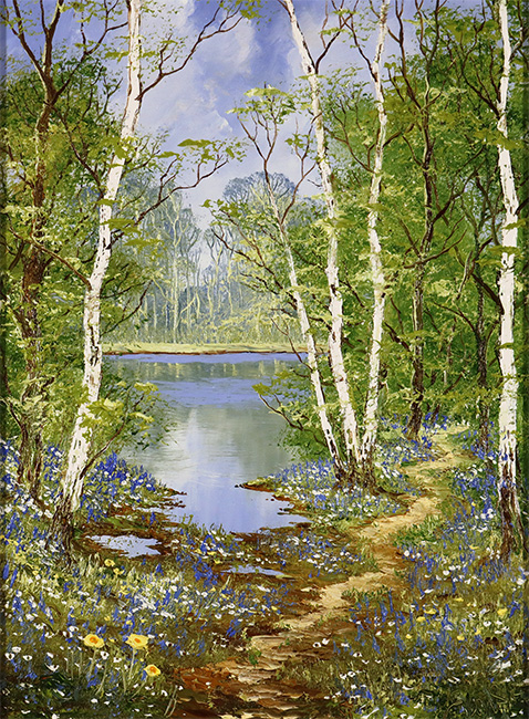 Terry Evans | Original oil painting on panel, The Water's Edge, Art to ...