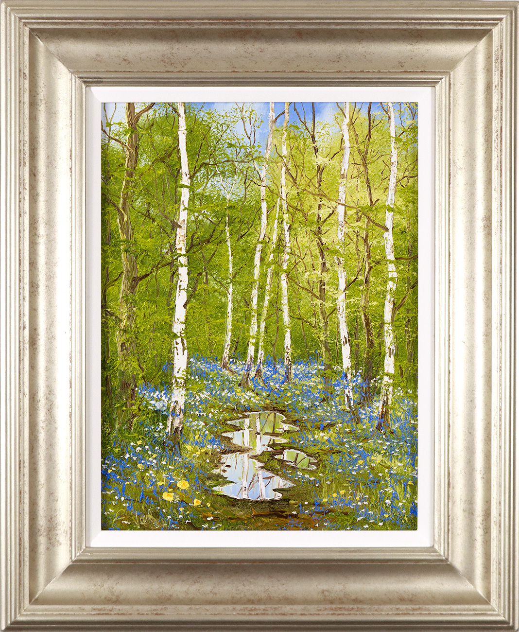 Terry Evans | Original oil painting on canvas, The Bluebell Wood, Art ...