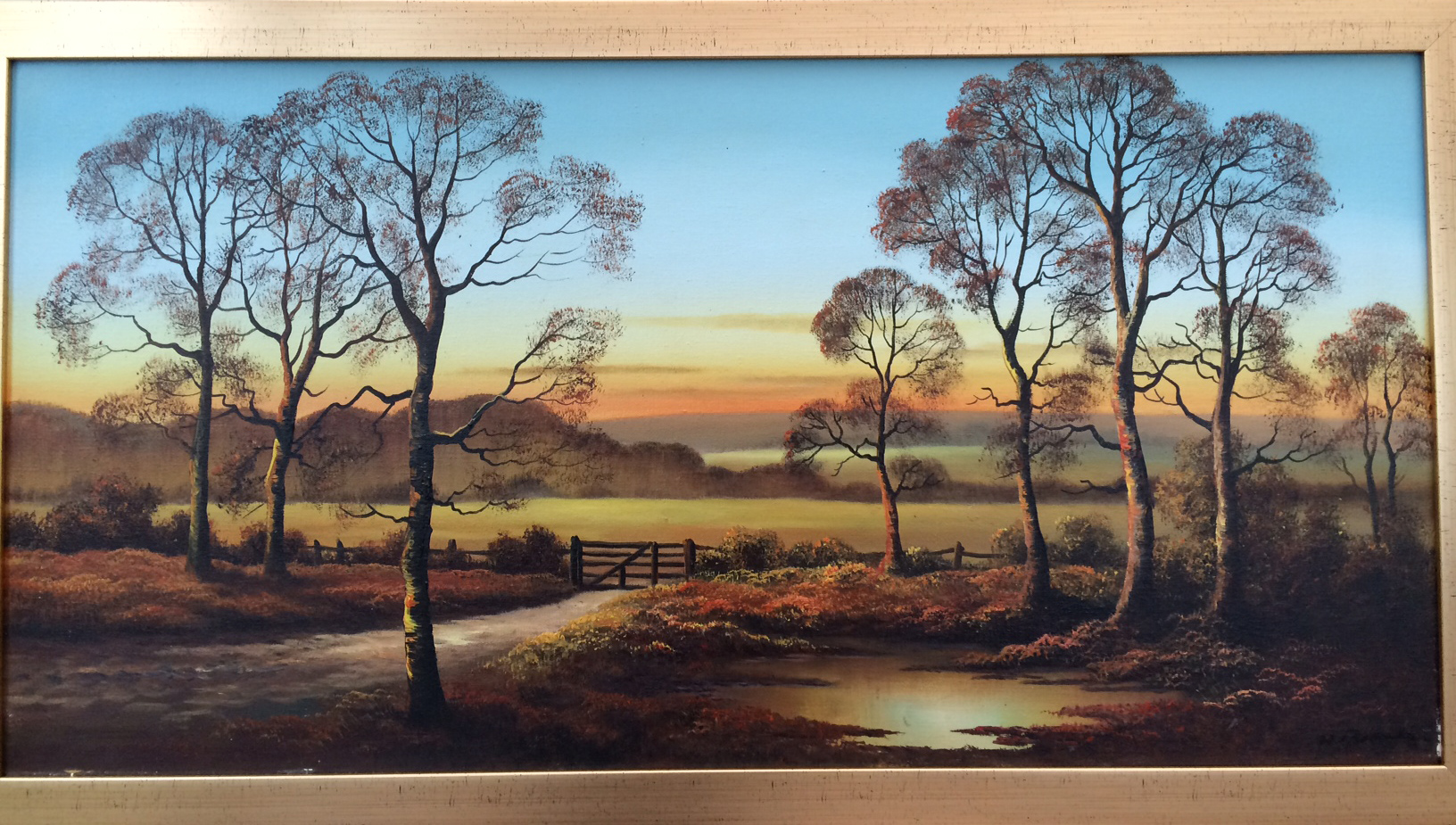 Wendy Reeves | Oil on canvas, Sunset Through the Trees, Art to buy ...