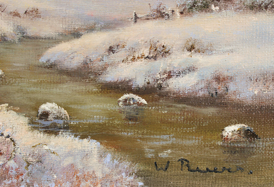 Wendy Reeves | Original oil painting on canvas, Winter in the Scottish ...