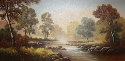 Wendy Reeves | Oil on canvas, Country Scene, Art to buy online (Ref ...